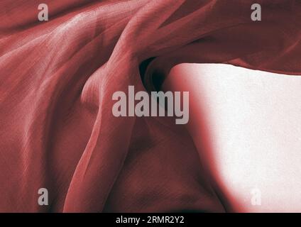 Red cloth texture background. Natural material pattern cover 3D ...