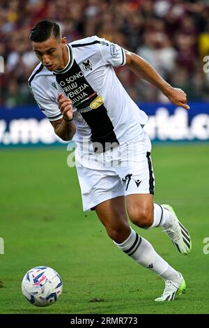 Lorenzo Lucca of Udinese Calcio during the Serie A Enilive match ...