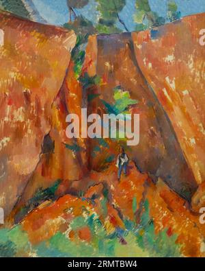 In the Bibémus Quarry, 1900-1904, Paul Cezanne (1839-1906), The ...
