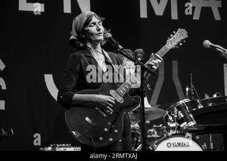 Josephine Foster plays the Walled Garden at Green Man Festival in Wales ...