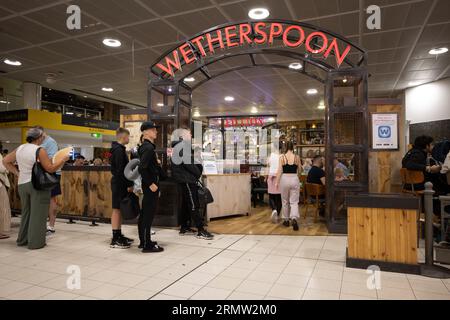 Wetherspoon pub restaurant in the departure lounge at Gatwick North ...