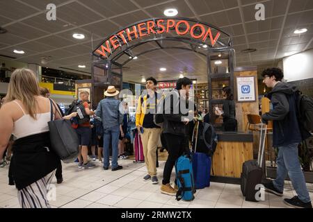 Wetherspoon pub restaurant in the departure lounge at Gatwick North ...