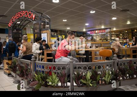 Wetherspoon pub restaurant in the departure lounge at Gatwick North ...