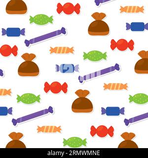 sweet candies icon pattern vector illustration design Stock Vector ...
