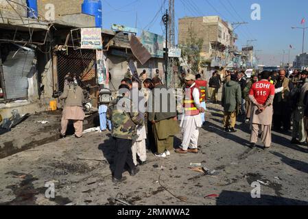 QUETTA, PAKISTAN, NOV 22: Police officials stand alert to avoid ...