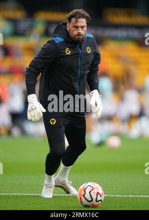 Wolverhampton Wanderers goalkeeper coach Neil Cutler during the Premier ...