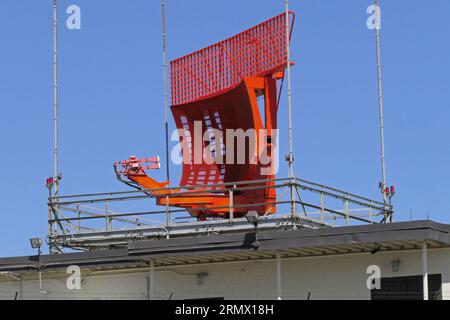 Airport surveillance radar, ASR, a radar system used at airports. A ...