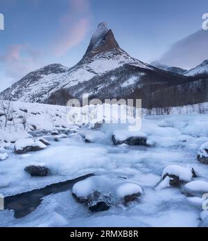 Stetind, Norway's National Mountain near Narvik, Northern Norway Stock ...