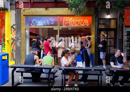 Scarr's Pizza, 35 Orchard St, New York, NYC storefront photo of a pizza ...