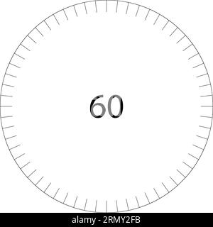 Circle dial scale division round template circular dial scales 36 Stock ...