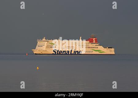 The Stena Line Ferry arrives in Harwich UK Stock Photo - Alamy