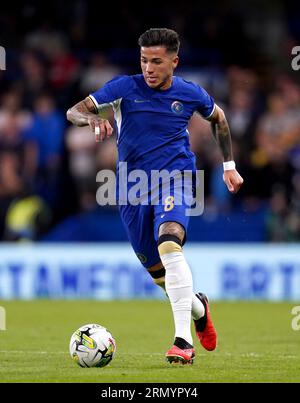 Chelsea's Enzo Fernandez during the Carabao Cup semi-final first leg ...