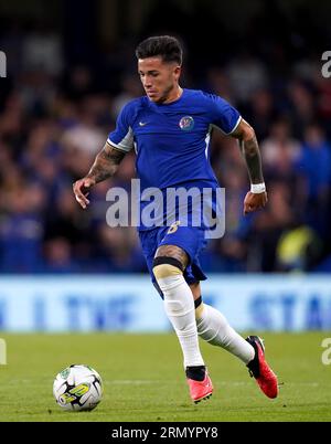 Chelsea's Enzo Fernandez during the Carabao Cup semi-final first leg ...