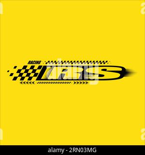 Sport RS race car decal yellow and black Stock Vector Image & Art - Alamy