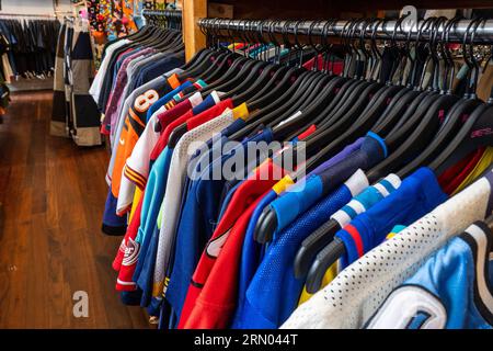 Interior of Sputnik Vintage Store in Reykjavik, Iceland. Second hand ...