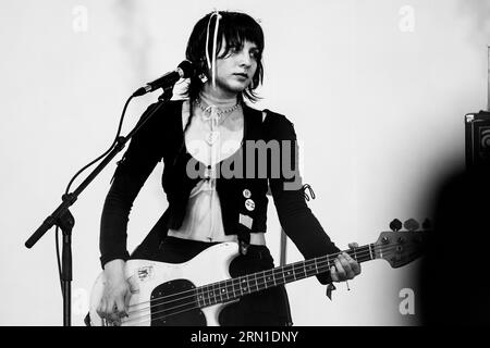 Alex Brady of Julie – a grunge/shoegaze band from Orange County – at ...