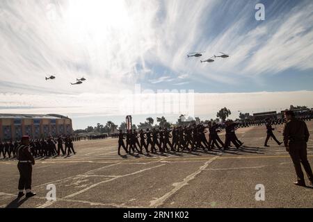 Newly graduated Iraqi Army officers march during Iraqi Army Day ...