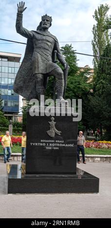 A Monument to King Tvrtko I Stock Photo - Alamy