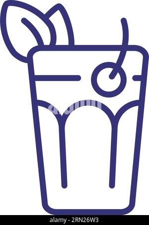 Pina colada line icon Stock Vector Image & Art - Alamy