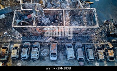 The ruins left from the Crevedia explosion (Romania Stock Photo - Alamy