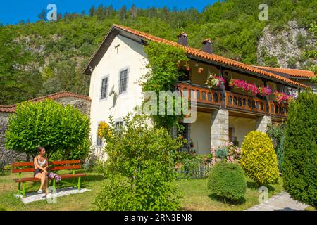Montenegro, Northern Mountains, Moraca Monastery Stock Photo - Alamy