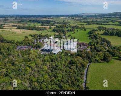 Aerial view of Glyndebourne Opera House East Sussex, England Stock ...