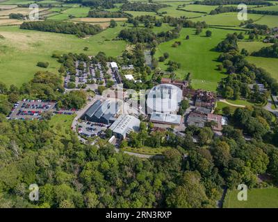 Aerial view of Glyndebourne Opera House East Sussex, England Stock ...