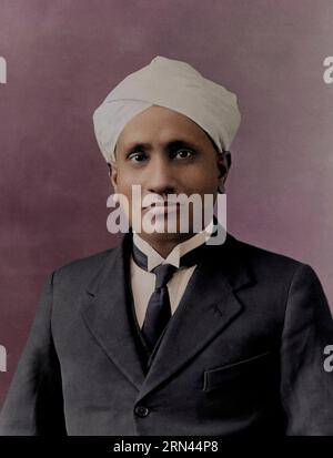 Portrait of Chandrasekhara V. Raman. Circa 1930 Stock Photo - Alamy