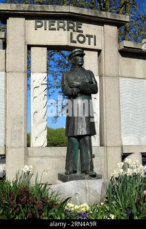 Monument in homage to Pierre Loti. Square Trivier. Rochefort, Charente ...
