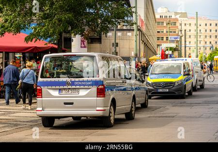Emergency vehicles of the Berlin Police and Public Order Office ...