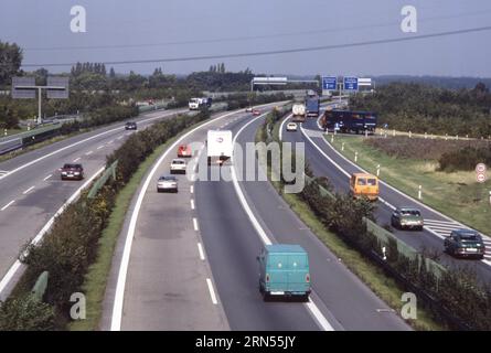 Motorway A 40 80s, Germany Stock Photo - Alamy