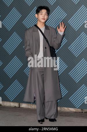 Seoul, South Korea. 31st Aug, 2022. (L to R) South Korean Felix and Hyunjin, members of K-Pop ...