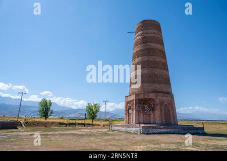 Burana Tower, remains of Karakhanid Minaret, histroic ancient city of ...