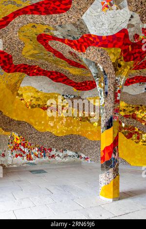Historic Grotto designed by Niki de Saint Phalle in the Herrenhaeuser ...