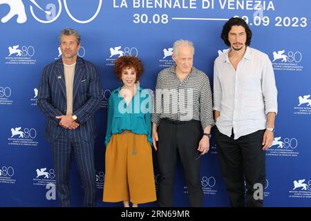 Patrick Dempsey, Daniela Piperno, Michael Mann, Adam Driver 80th Venice ...