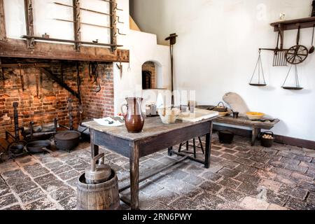 The kitchen for George Washington's home at Mount Vernon located in a ...