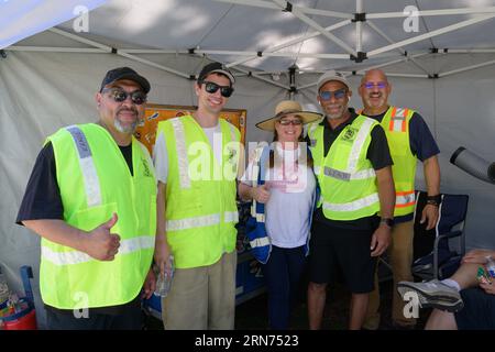 actors and Teamsters Food Drive at the Motion Picture Home Stock Photo ...