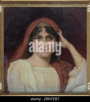 Portrait de Madeleine Roch (1885-1930), sociétaire de la Comédie ...
