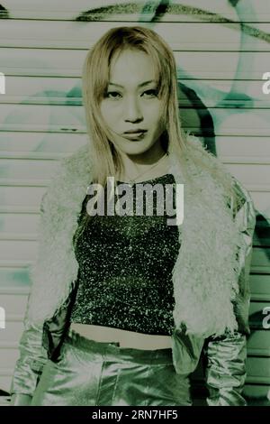 Stunning portrait featuring Harajuku girls in Tokyo city Stock Photo ...