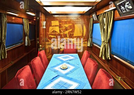 The conference room of Marshal Josip Broz Tito (1892-1980), president ...