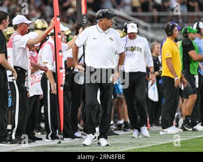 UCF head coach Gus Malzahn against South Florida during the first half ...