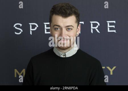 British singer Sam Smith poses for a photograph in Sydney, Tuesday ...