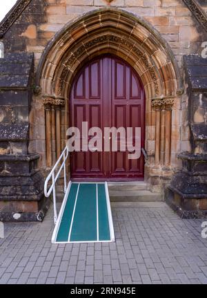 Wheelchair Ramps and Walkways at Churches Stock Photo - Alamy