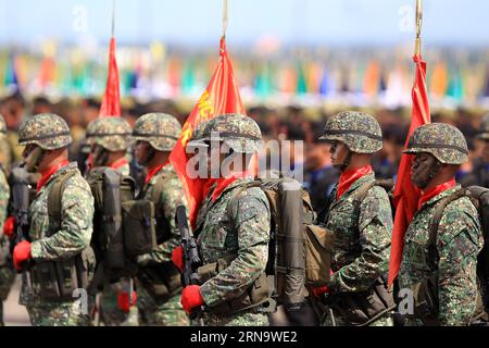 Militärparade auf den Philippinen (151221) -- PAMPANGA PROVINCE, Dec ...