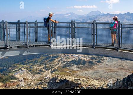 The Cloudraker Skybridge and Raven's Eye viewing platform atop Whistler ...