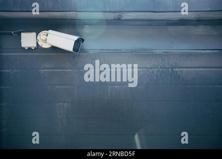 Dirty CCTV security camera Stock Photo - Alamy