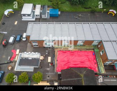 A general view of Abbey Lane Primary School in Sheffield, which has ...