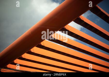 Architectural details. Steel beam. Repeating element. Roof details ...