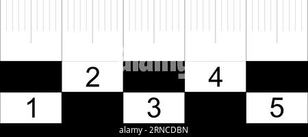 Analysis crime scene judicial measuring ruler, vector set ruler lines ...