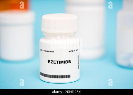 Vial of ezetimibe Stock Photo - Alamy